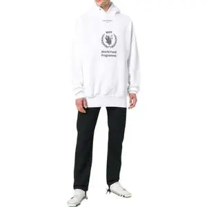 Balenciaga X World Food Programme Hoodie - White/black