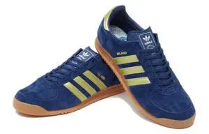 Adidas Milano Og X Size? Exclusive Navy Gold Athletic Shoes - Navy/gold