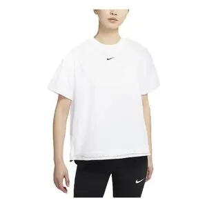 Nike Nike Sportswear Tech Pack Logo Printing Round-neck Tee White