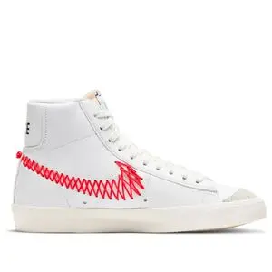 Nike Blazer Mid '77 Double Zig Zag-stitched Swoosh Sneakers - White/red