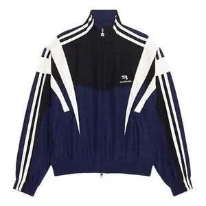Balenciaga Sporty B Track Jacket - Indigo/black/white