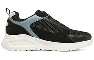 Sketchers Bob's Shoes Athletic Lace Up Sneakers - Black/blue