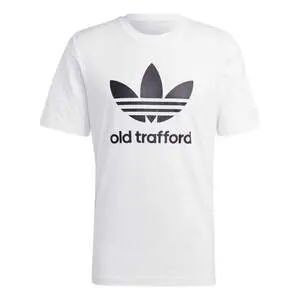 Adidas Originals Manchester United Og Trefoil T-shirt 'white - White/black