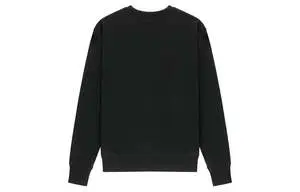 NEW BALANCE Stacked Logo French Terry Crewneck - Black
