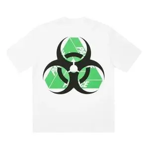 PALACE Biohazard Triangle Back Logo Short Sleeve T-shirt - White