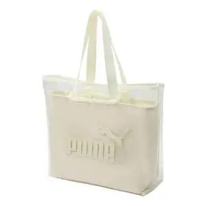 PUMA Core Twin Shopper Bag - Beige/white