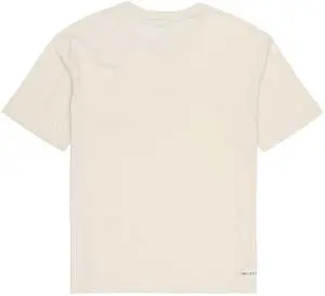 JORDAN Solid Color Round Neck Short Sleeve T-shirt White - Default Color