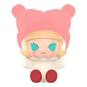 POP MART Pop Bean Fluffy And Cozy Figure Molly Snug Knit Hat - Multi-color