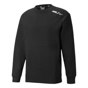 PUMA Long Sleeve Crew Neck Sweater - Black