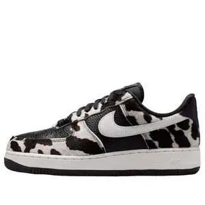 Nike Force 1 Low "cow Print" Sneakers - Black/phantom