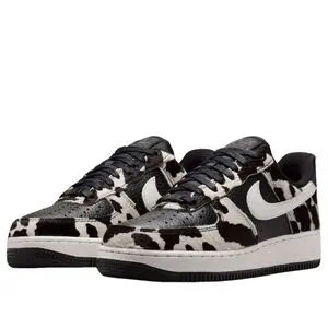 Nike Force 1 Low "cow Print" Sneakers - Black/phantom