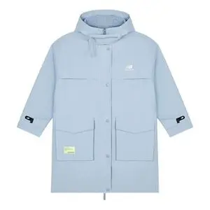 NEW BALANCE Big Pocket Hooded Jacket - Blue