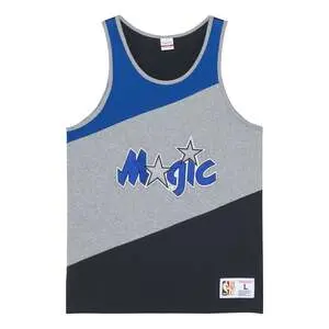 Mitchell & Ness X Nba Orlando Magic Colorblocked Cotton Tank - Grey/black/blue
