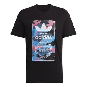 Adidas Originals Graphic Camo T-shirt 'black - Black/multicolor