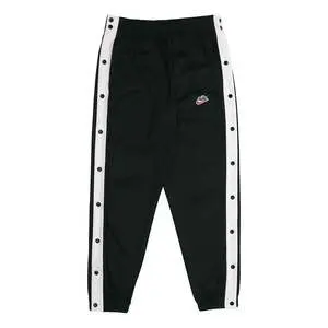Nike Sports Pants Patchwork Fashion Pants - Black