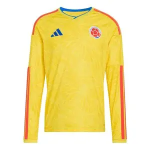 Adidas Colombia 2026 Home Long Sleeve Jersey - Impact Yellow