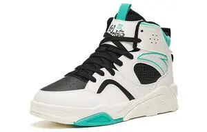 ANTA Flame 3.0 High Top Sneakers - White/black/mint Green