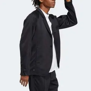 Adidas Solid Color Long Sleeves Jacket Black