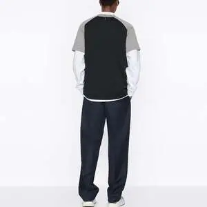 Dior Ss22 Alphabet Pattern Loose Short Sleeve T-shirt