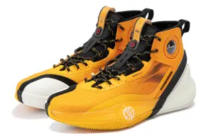 361 DEGREES Ag3 Pro "be Water" High Top Sneakers - White/yellow
