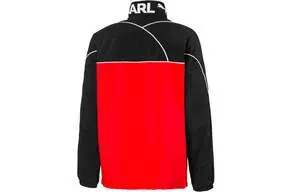 PUMA X Karl Lagerfeld Lafayette Logo Print Patchwork Jacket