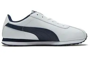 PUMA Turin Low Top Casual Sneakers - White/dark Blue