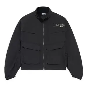 LI-NING Badfive Casual Stand Collar Loose Printing Jacket