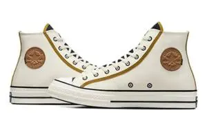 CONVERSE Chuck 70 Hi Sneakers - White/brown