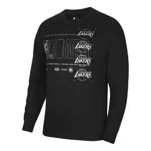 Nike Los Angeles Lakers Long Sleeve Pullover - Black