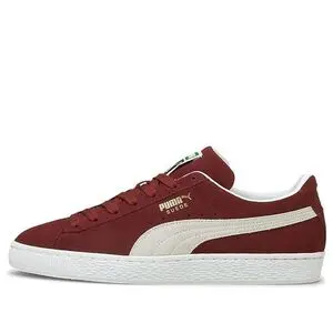 PUMA Suede Classic 21 Low Top Sneakers - Cabernet/white