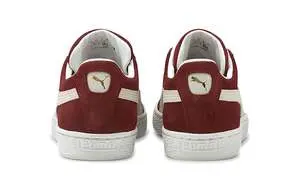 PUMA Suede Classic 21 Low Top Sneakers - Cabernet/white