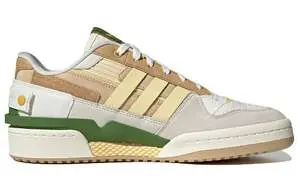 Adidas Originals Forum Exhibit Low Sneakers - Beige/green