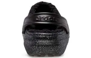 CROCS Classic Glitter Lined Clogs