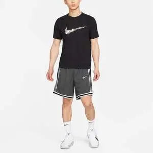 Nike Graphic Swoosh Short Sleeve T-shirt - Black