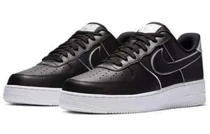 Nike Force 1 Low '07 Lv8 Iridescent Outline Sneakers - Black