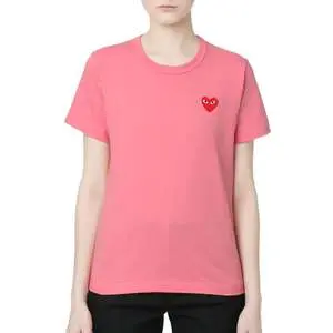 Play Comme Des Garcon Logo T-shirt - Pink