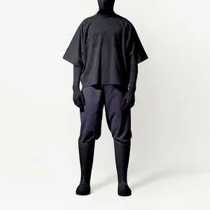 Yeezy X Balenciaga Dove 3/4 Sleeve Tee 'washed - Black