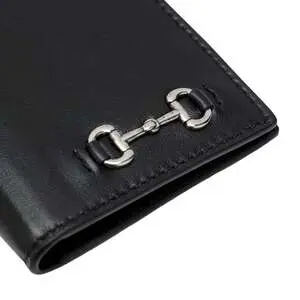 Gucci 25 Horsebit Card Holder - Black
