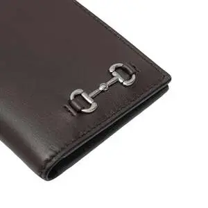 Gucci 25 Horsebit Card Holder - Brown