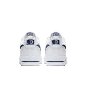 Nike Force 1 '07 3 Low Top Sneakers - White/blue
