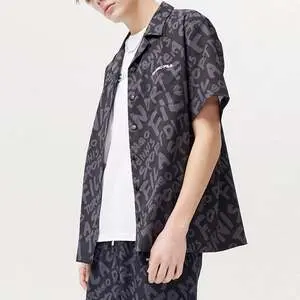 FILA FUSION Logo Print Short Sleeve Shirt
