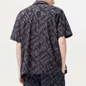 FILA FUSION Logo Print Short Sleeve Shirt