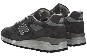 NEW BALANCE 998 Low Top Sneaker - Black/gray