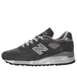 NEW BALANCE 998 Low Top Sneaker - Black/gray