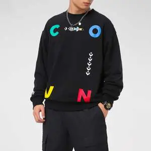 CONVERSE Crew Neck Sweatshirt With Contrast Letter Print