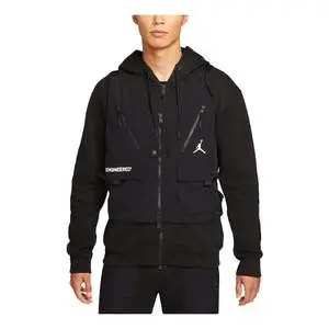 JORDAN Air Detachable Hooded Jacket - Black