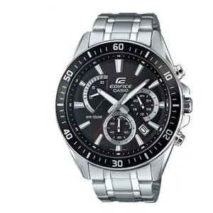 Casio Edifice Stainless Steel Analog Watch - Black