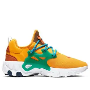 Nike React Presto 'university Gold' Athletic Sneakers - Orangegreen