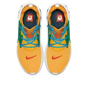 Nike React Presto 'university Gold' Athletic Sneakers - Orangegreen