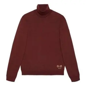 Gucci Wool Sweater With Horsebit Intarsia